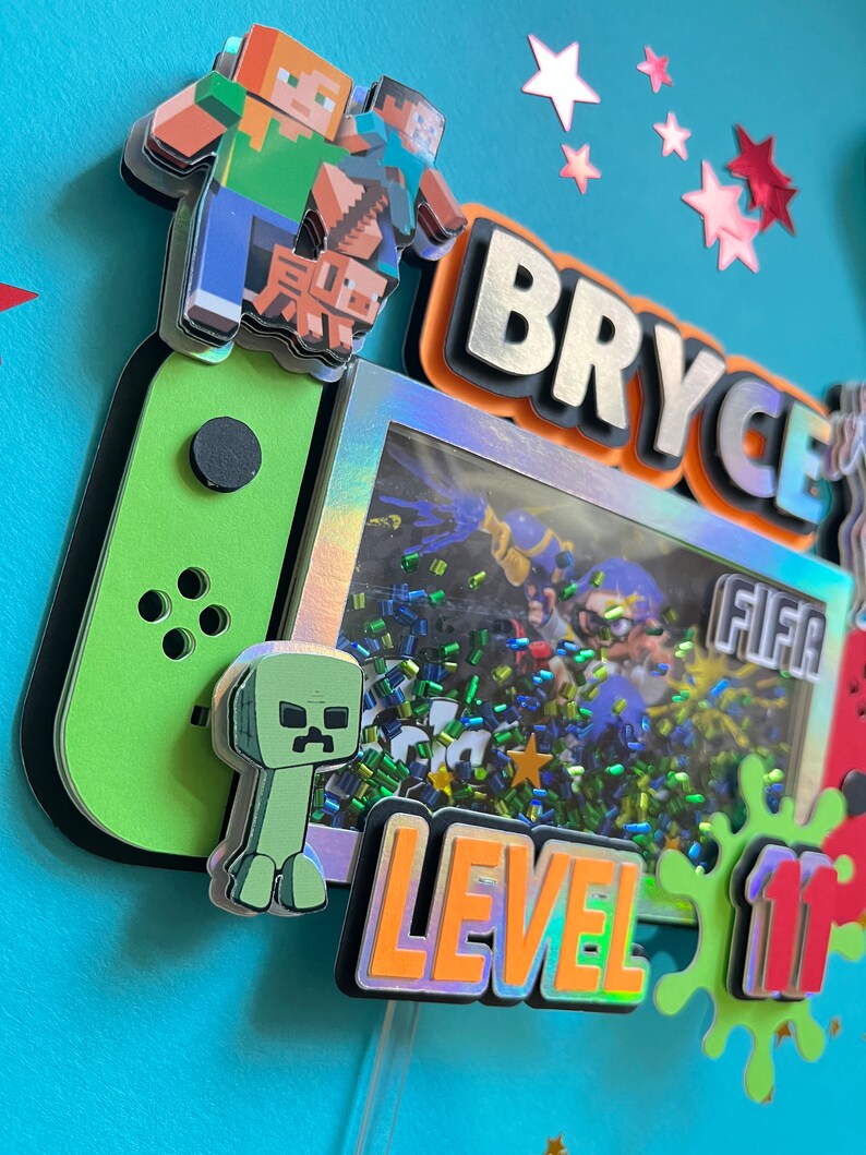 Gamer Cake Topper / Nintendo Switch Cake Topper / Smash Bros Cake ...