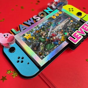 Gamer Cake Topper / Nintendo Switch Cake Topper / Smash Bros Cake ...