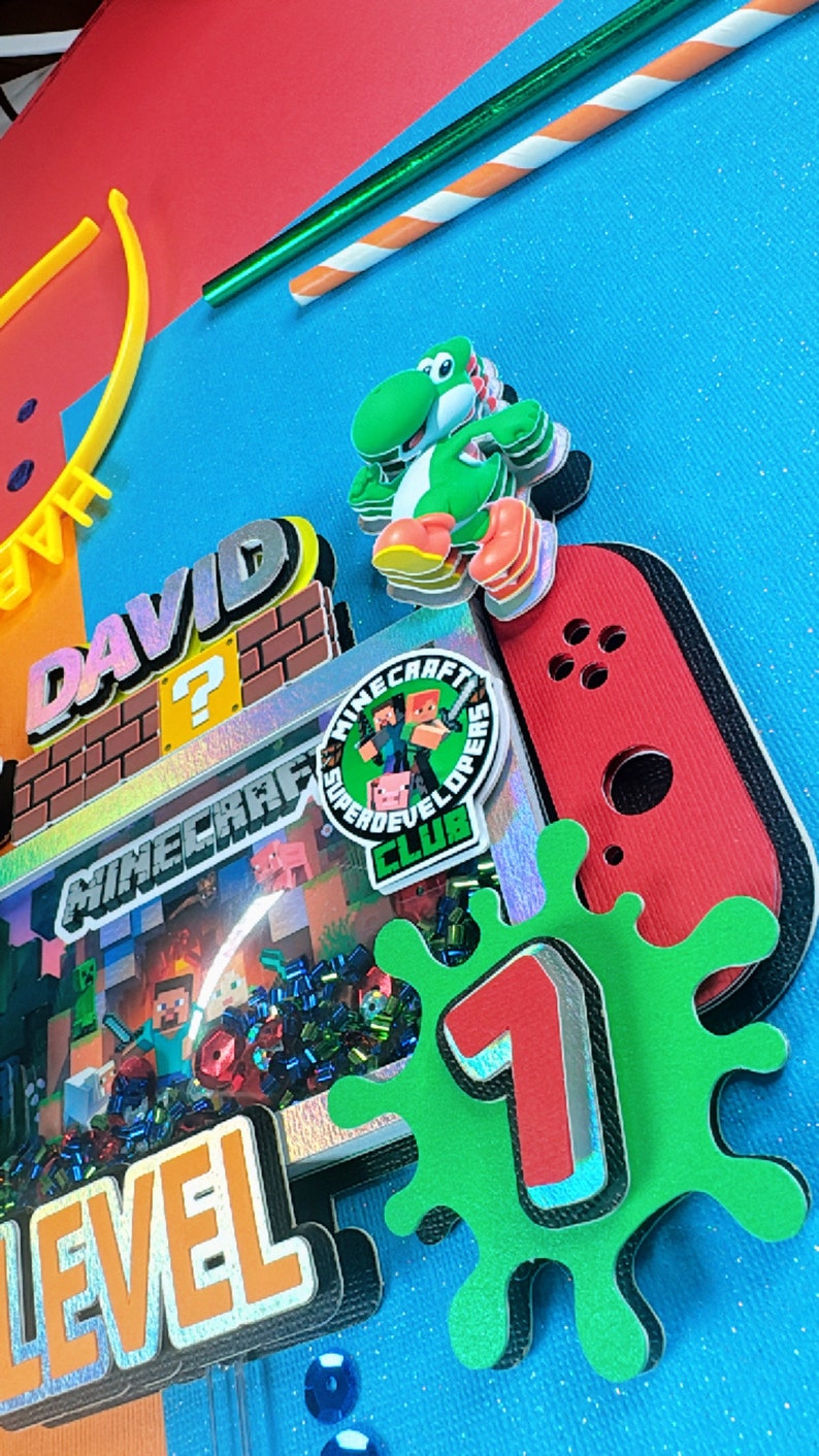 Gamer Cake Topper / Nintendo Switch Cake Topper / Smash Bros Cake ...