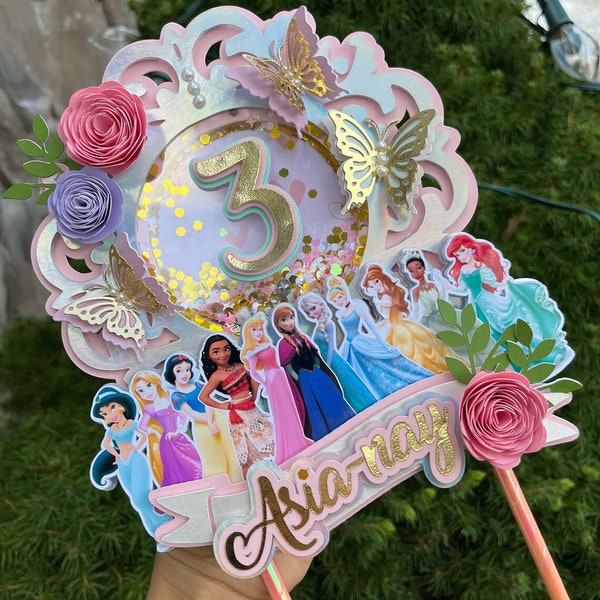 Princess Shaker Topper - Etsy