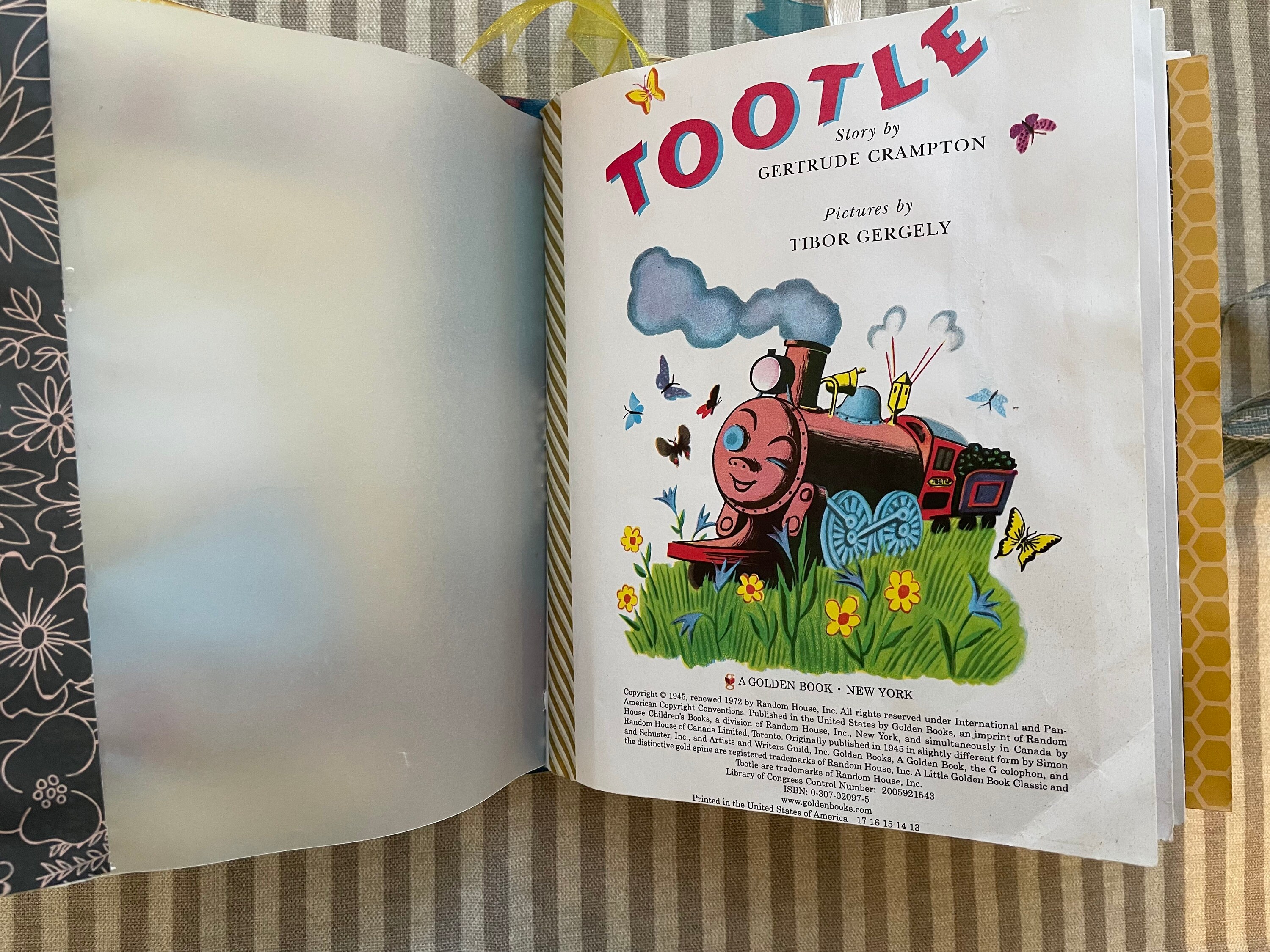 Little Golden Book “tootle” Junk Journal - Etsy