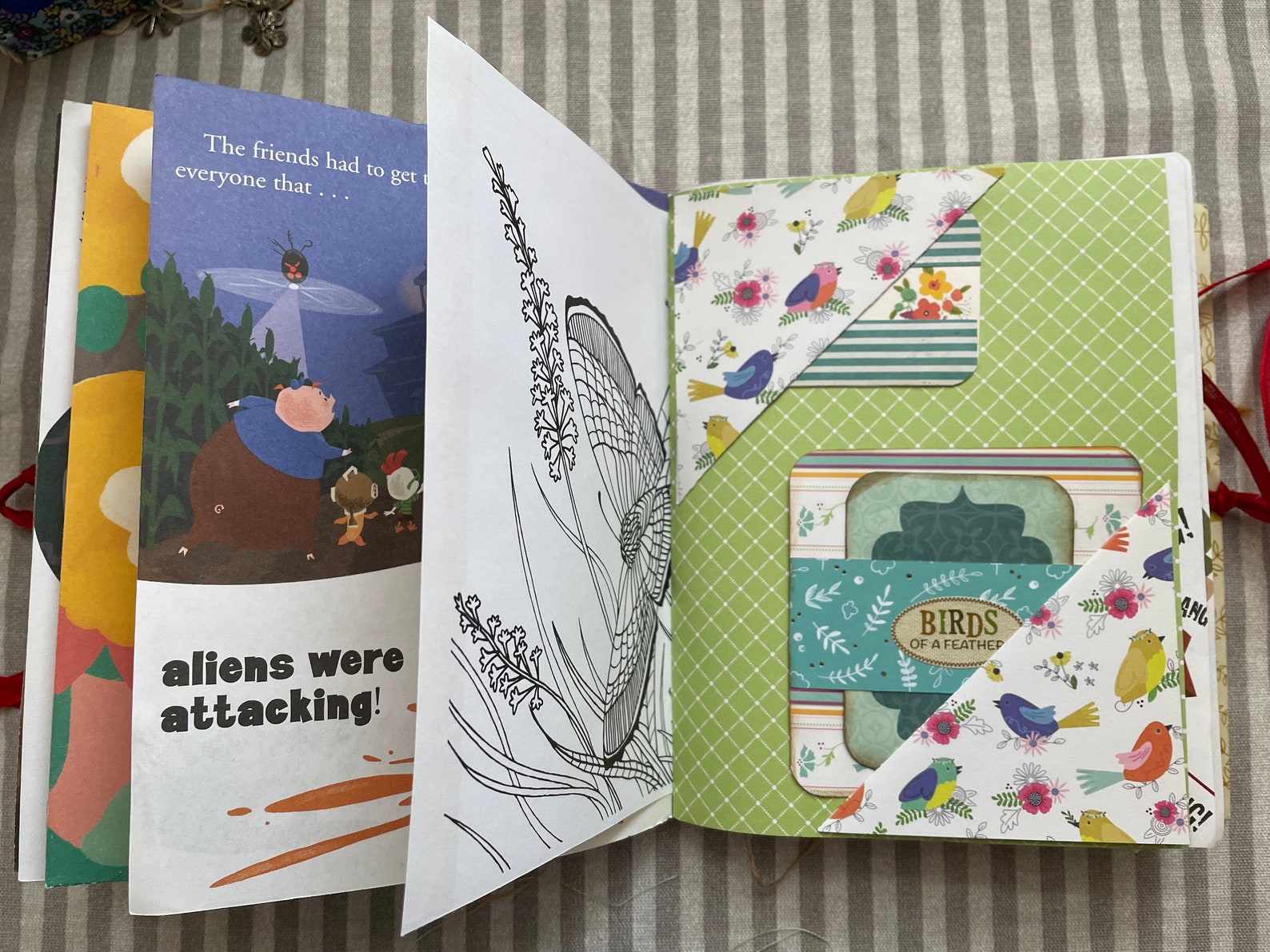 Little Golden Book “chicken Little” Junk Journal - Etsy