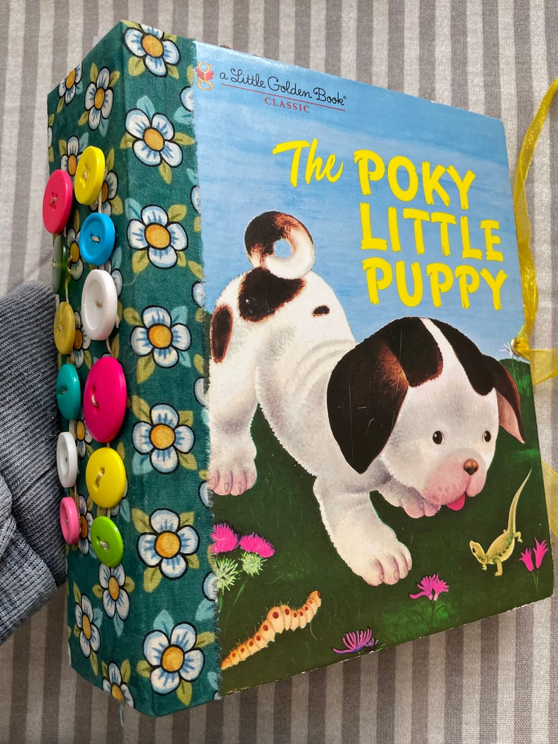 Little Golden Book “the Poky Little Puppy” Junk Journal - Etsy