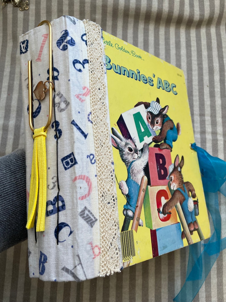 Little Golden Book “bunnies’ ABC” Junk Journal - Etsy