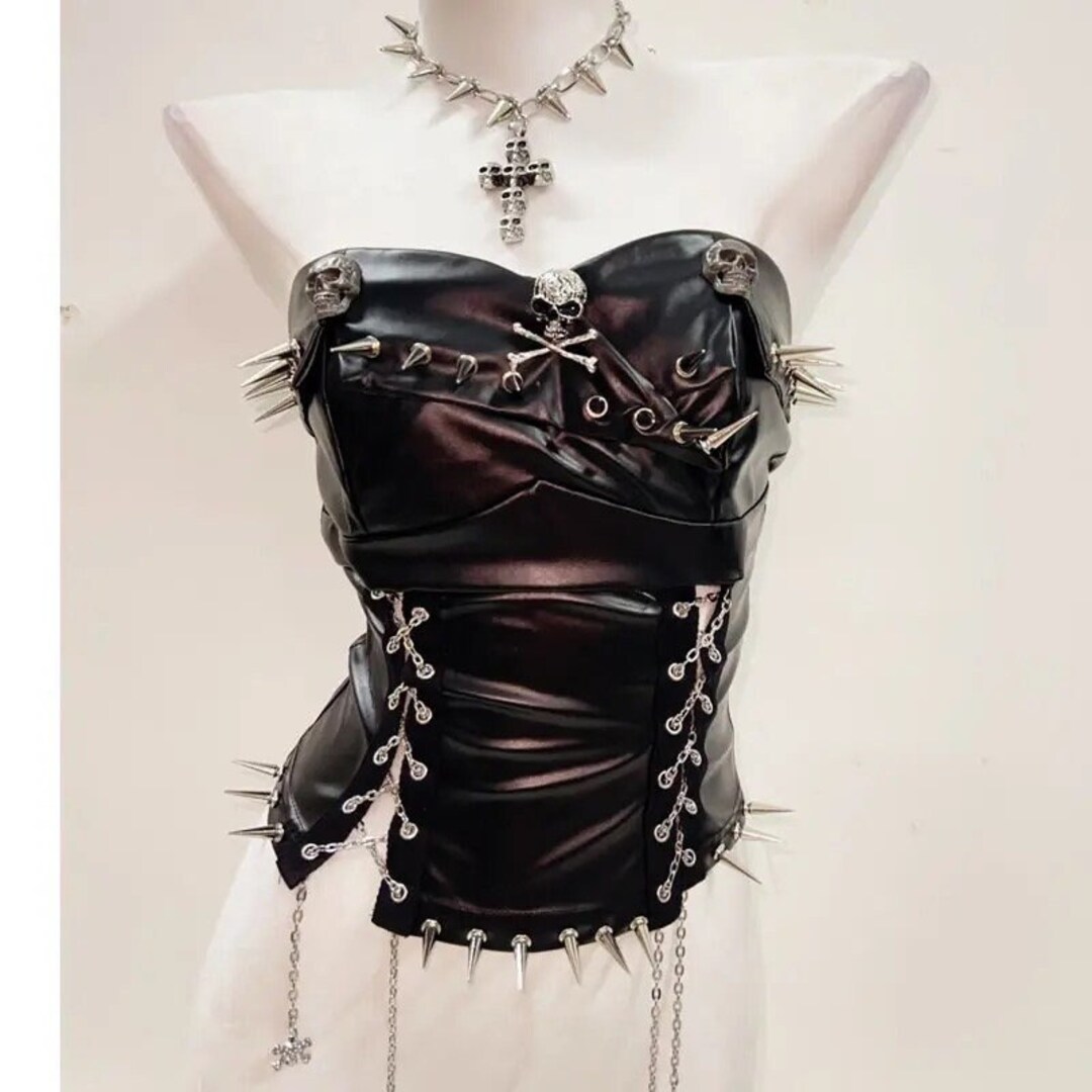 Sexy Top Custom Made Vintage Gothic Top Clothes Y2k Crop Top Gothic ...