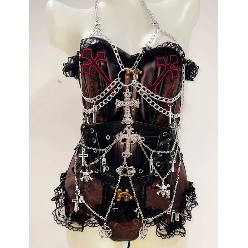 Sexy Top Custom Made Vintage Gothic Top Clothes Y2k Crop Top Gothic ...