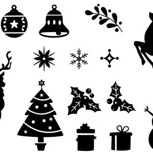 270 Christmas SVG Clipart Bundle: Cricut Cut Files (PNG) - Etsy