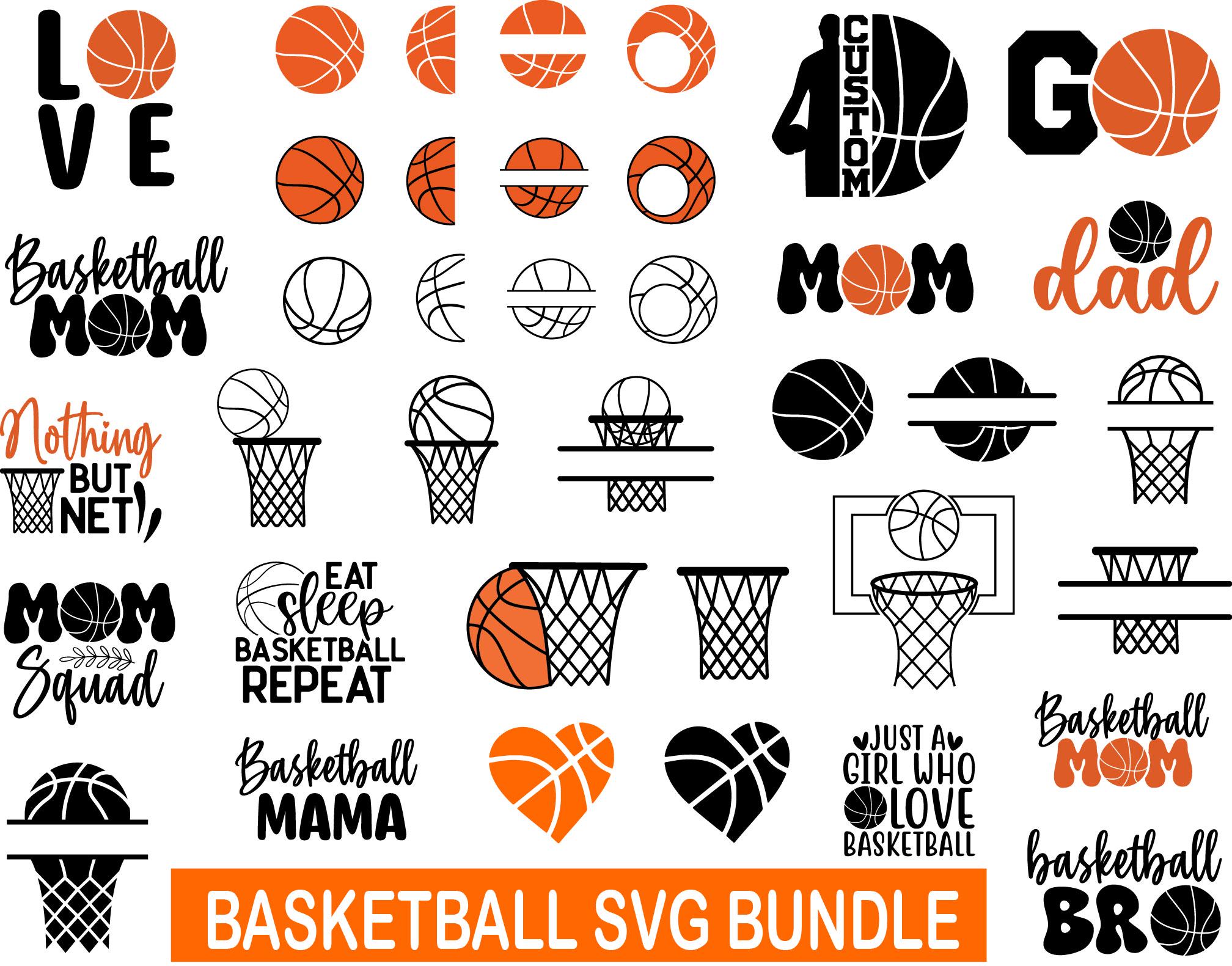 Basketball SVG Bundle, Basketball PNG Bundle, Basketball Clipart ...