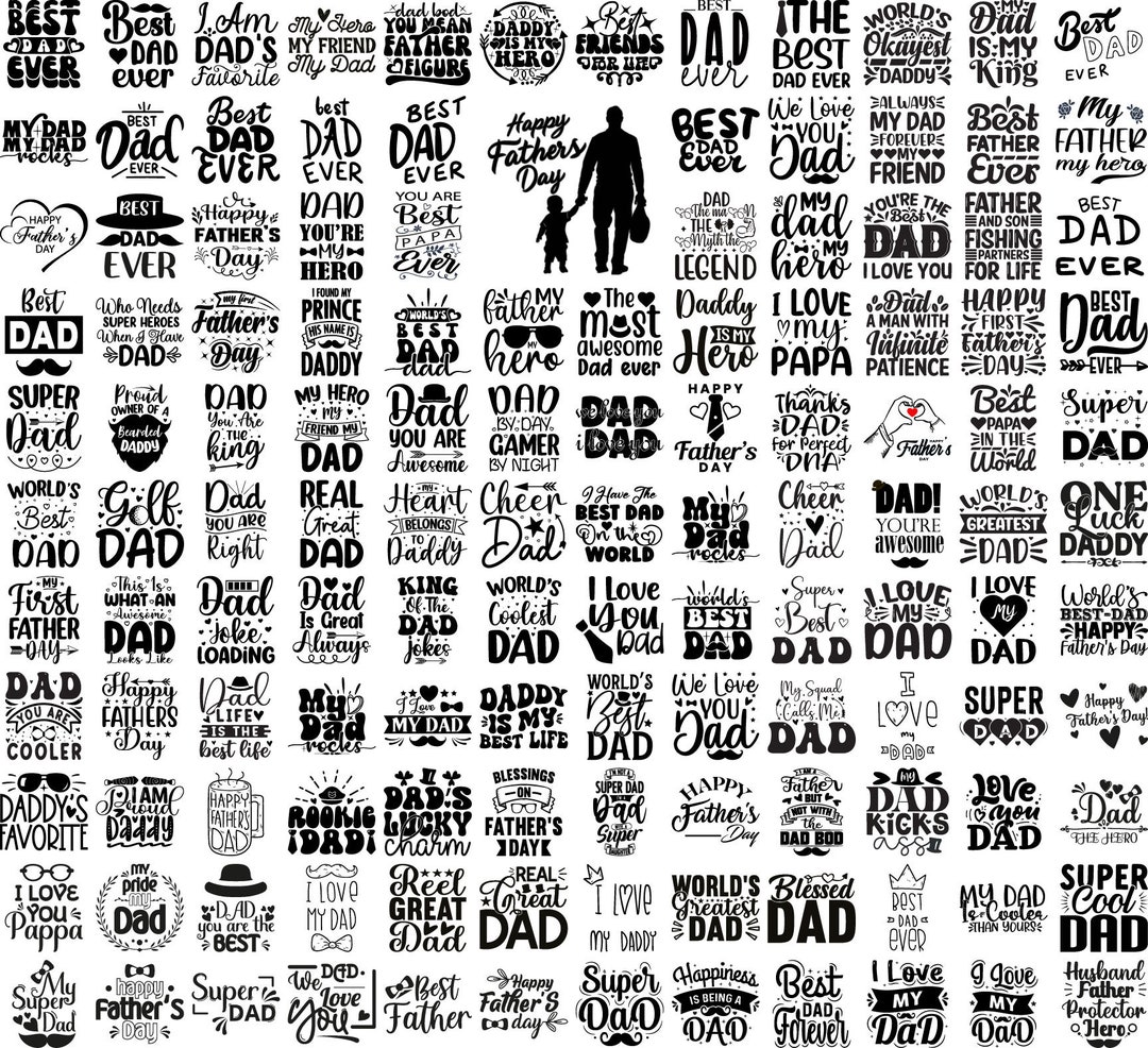 Father's Day SVG, Svg Bundle, Dad SVG, Family Svg, Best Dad Svg, Father ...