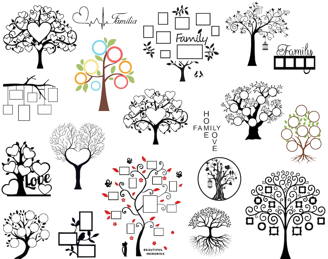 Family Tree Svg, Family Tree Cricut, Roots Svg,family Tree Png Files ...