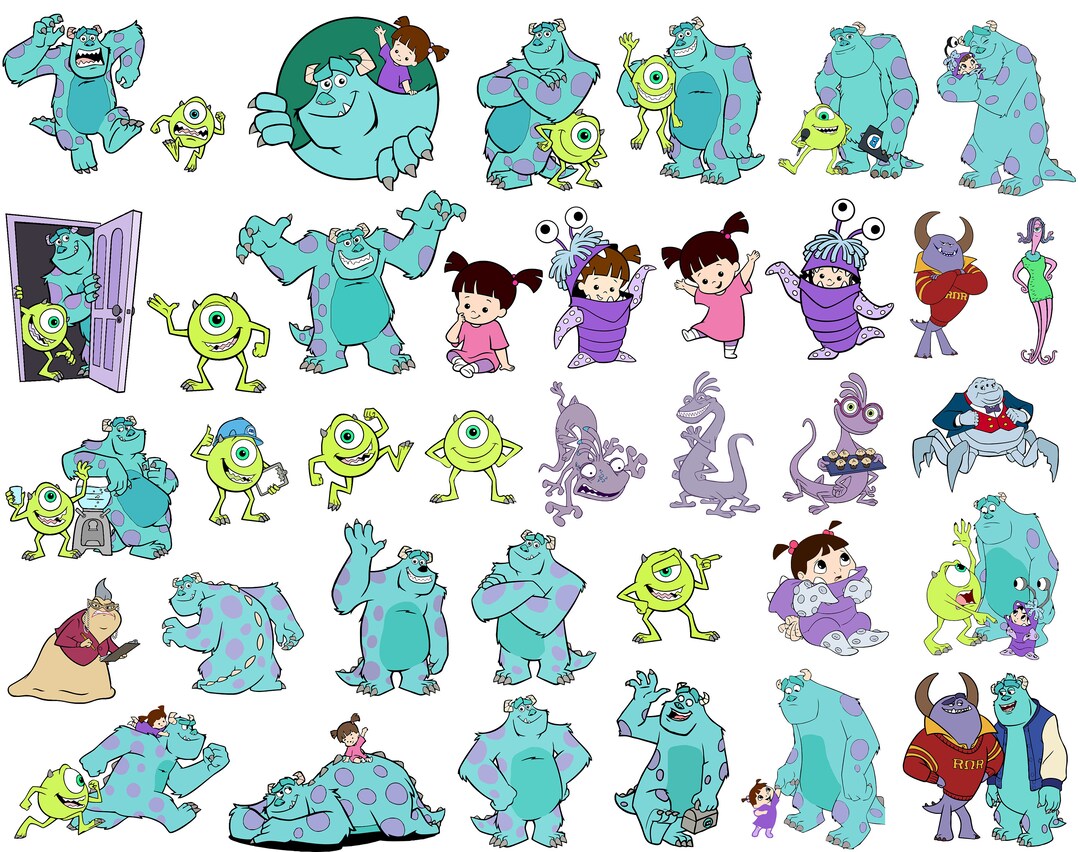 Buy Monsters Svg Bundle, Sully Svg, Mike Svg, Boo Svg, Monsters Svg ...