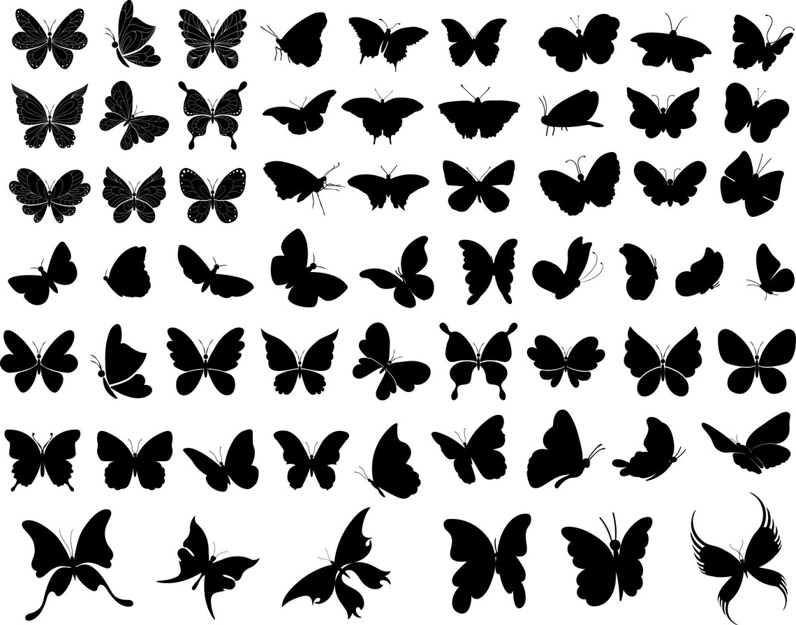 Butterfly SVG Bundle - Butterfly PNG Bundle - Butterfly Clipart ...