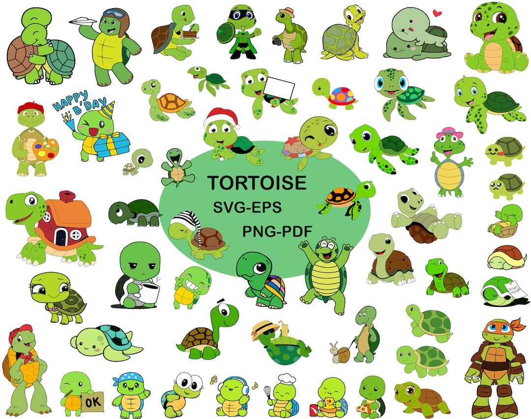 Turtle SVG, Turtle Clipart, Turtle Svg Bundle, Turtle Vector, Turtle ...