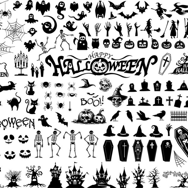 Halloween Svg Bundle - Etsy