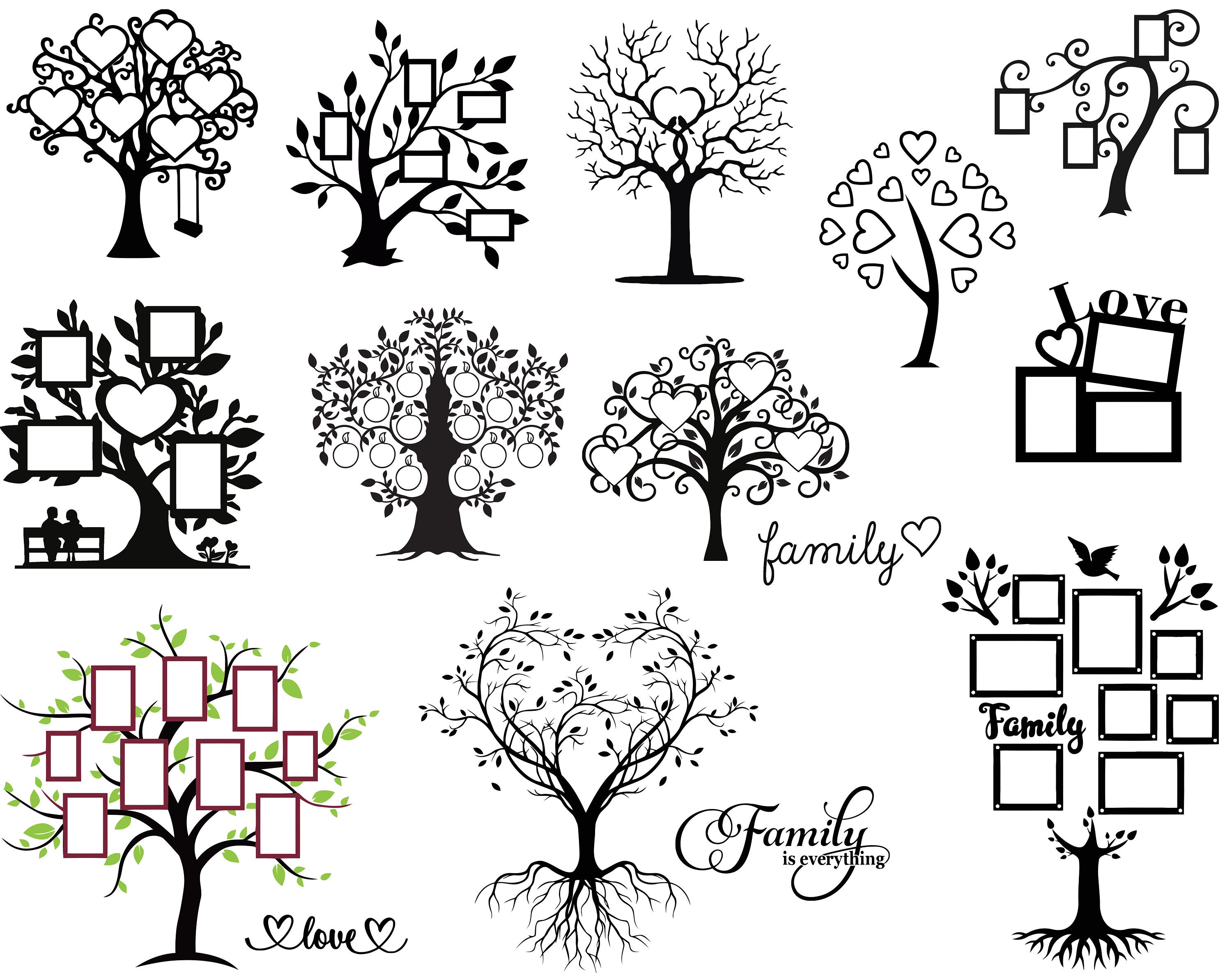 Family Tree Svg, Family Tree Cricut, Roots Svg,family Tree Png Files ...
