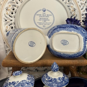 Spode - Copeland Blue and White Trio - Etsy
