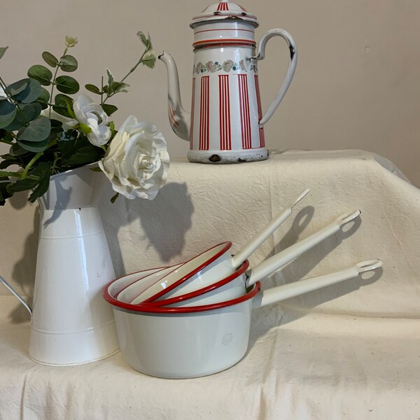 Enamelware Set - Etsy
