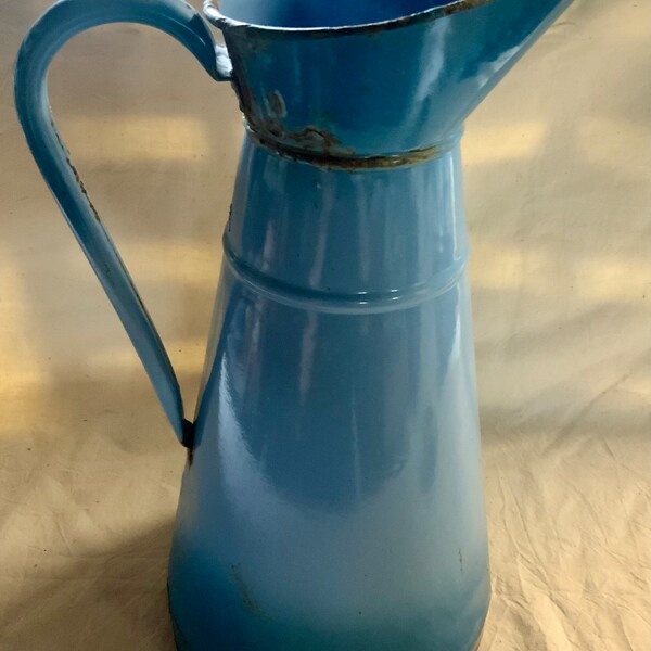 Enamel Pitcher - Etsy