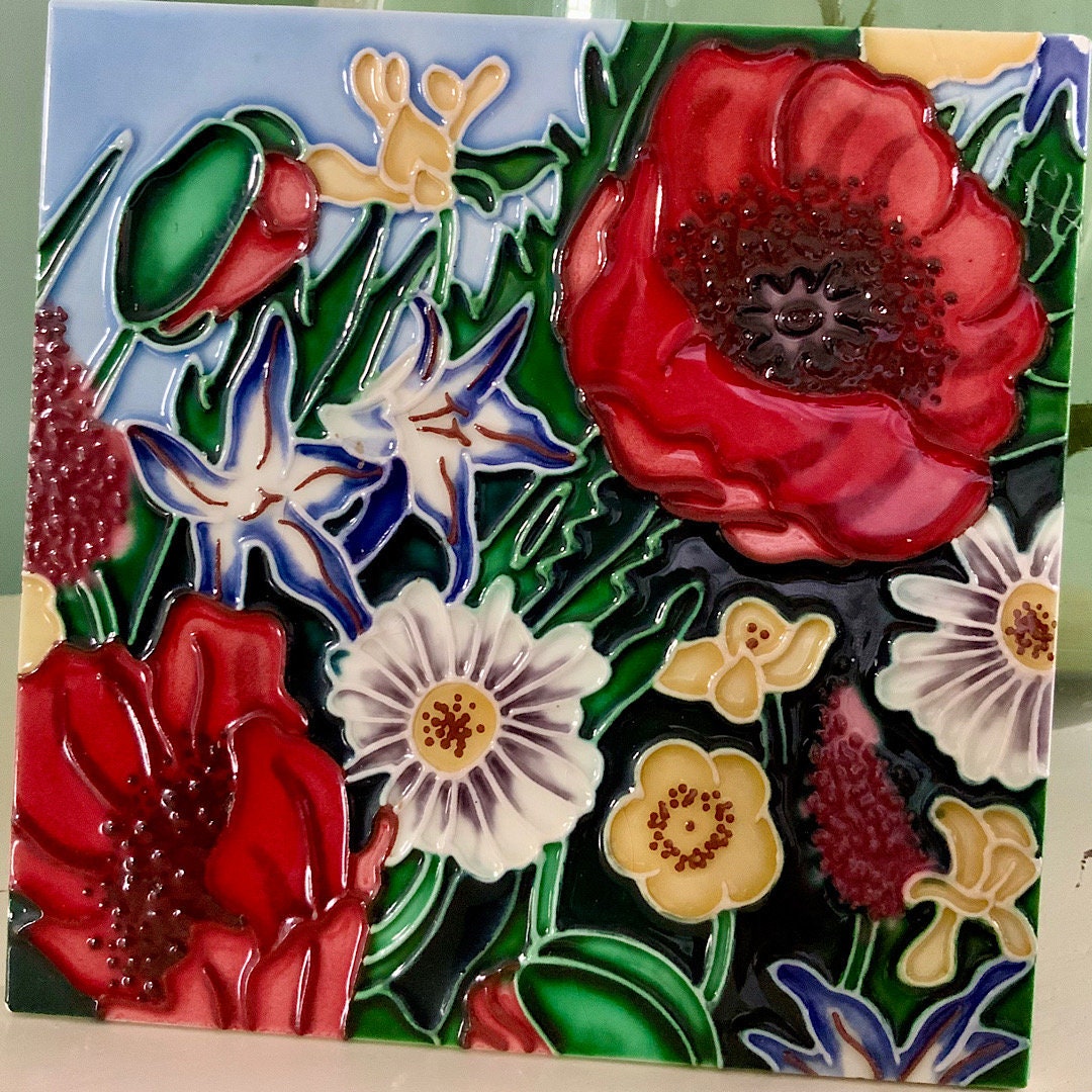 Unique and Beautiful Ceramic Tile - Etsy