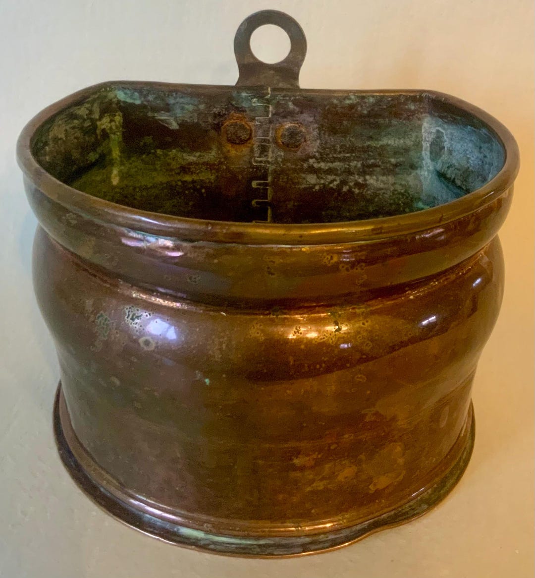 A Wonderful Vintage Copper Salt Pocket - Etsy