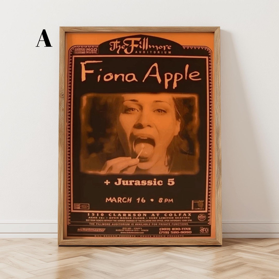 Fiona Apple Posters Retro Music Prints Fiona Apple When the Pawn Poster ...