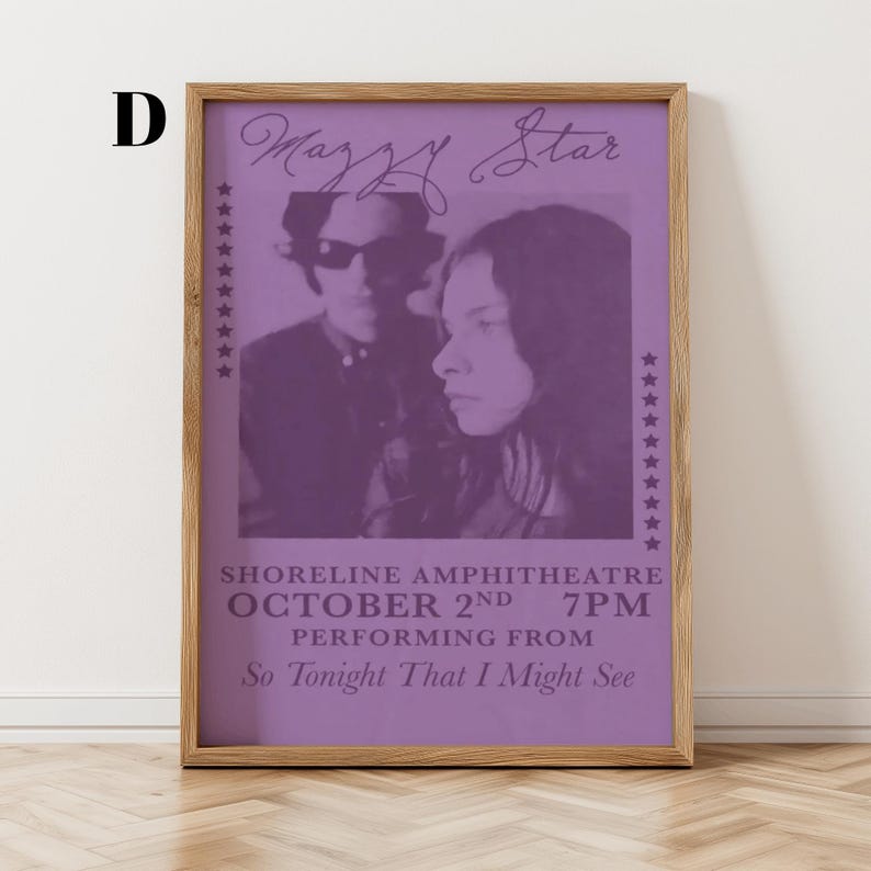Mazzy Star Posters Retro Music Prints Fade Into You Poster Print ...