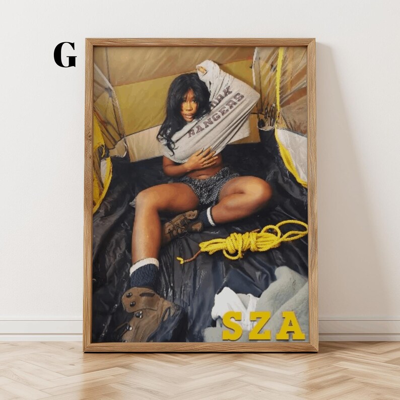 Sza Posters Retro Music Prints Sza Poster Print Variation Vintage Album Cover Concert Posters ...