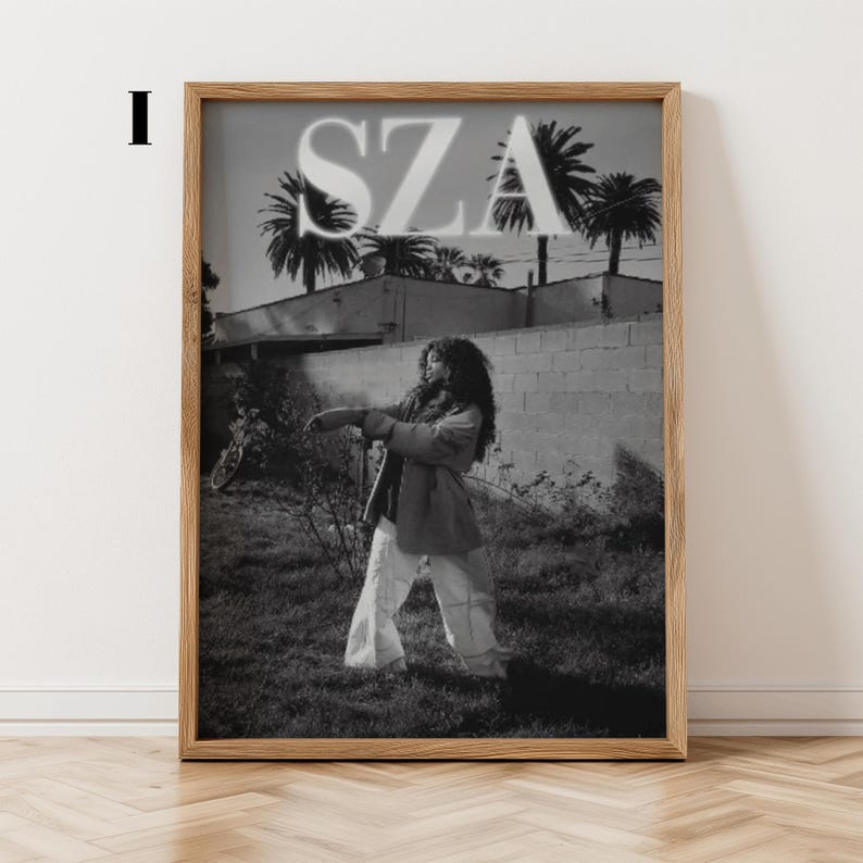 Sza Posters Retro Music Prints Sza Poster Print Variation Vintage Album ...