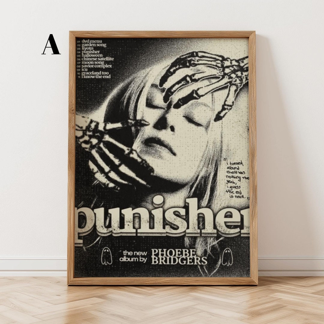 Phoebe Bridgers Posters Retro Music Prints Phoebe Bridgers Poster Print ...