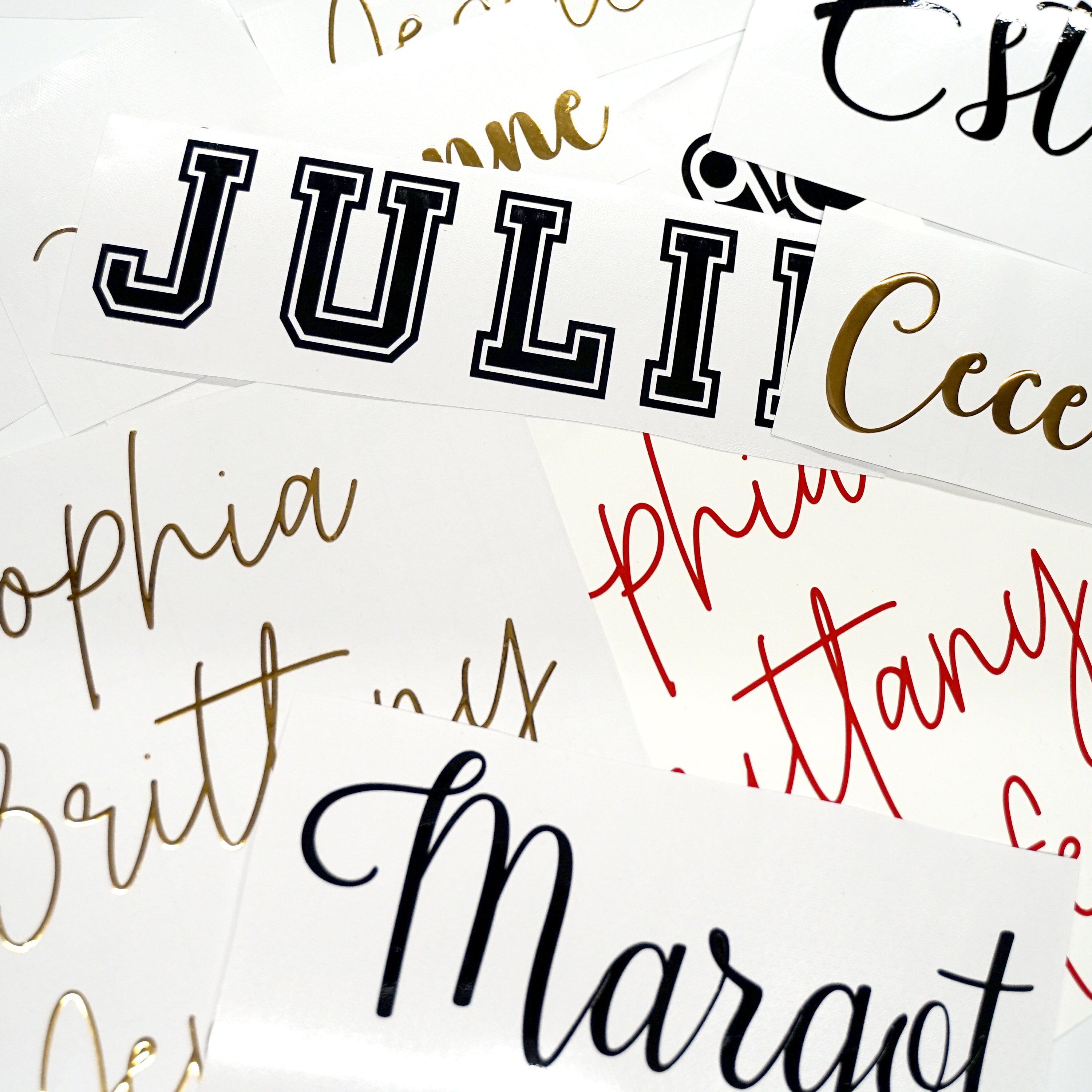 Custom Name Sticker Decal, Custom Vinyl Name Sticker, Customized Label ...