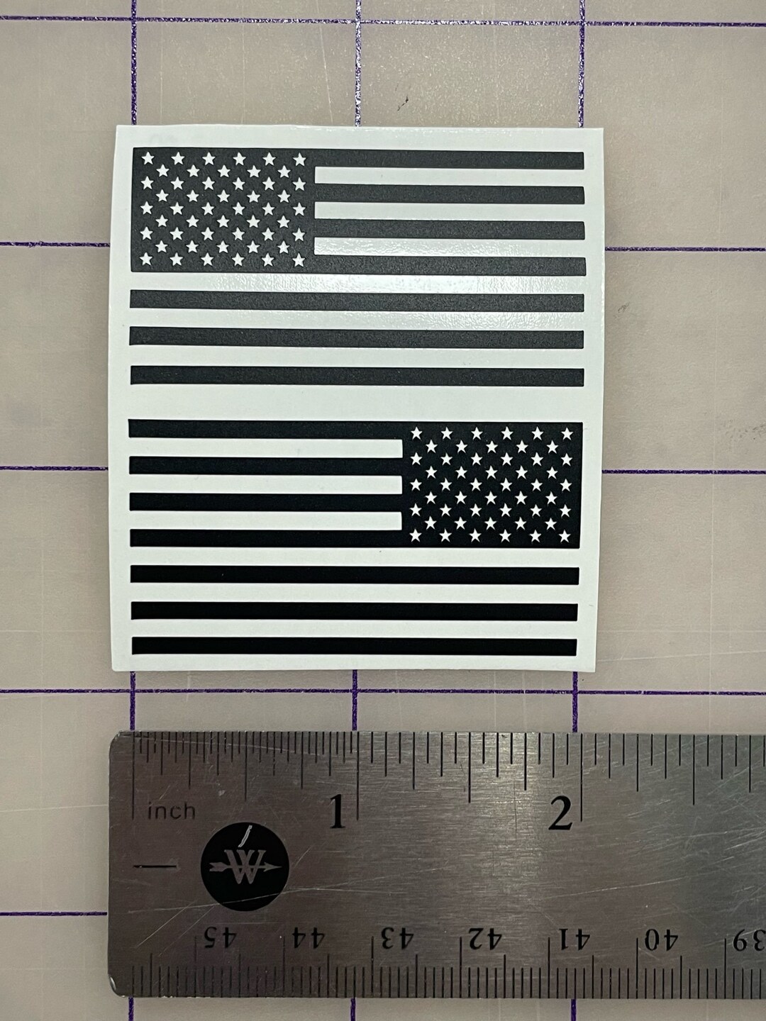 Set of 2 United States of America Flag Decals, USA Flag Decal for Cars ...