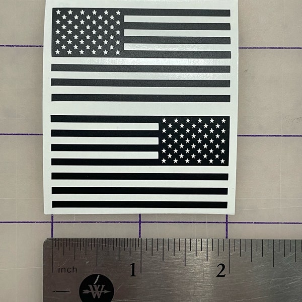 Usa Flag Reverse Decal - Etsy