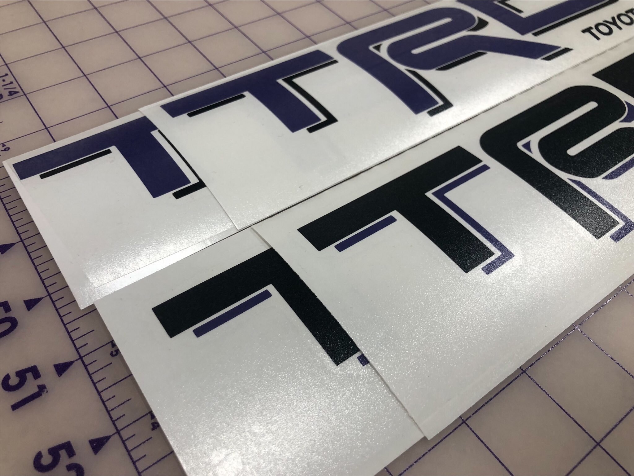 2x TRD off Road Dual Color Decals for Toyota Tacoma Tundra, Bedside ...
