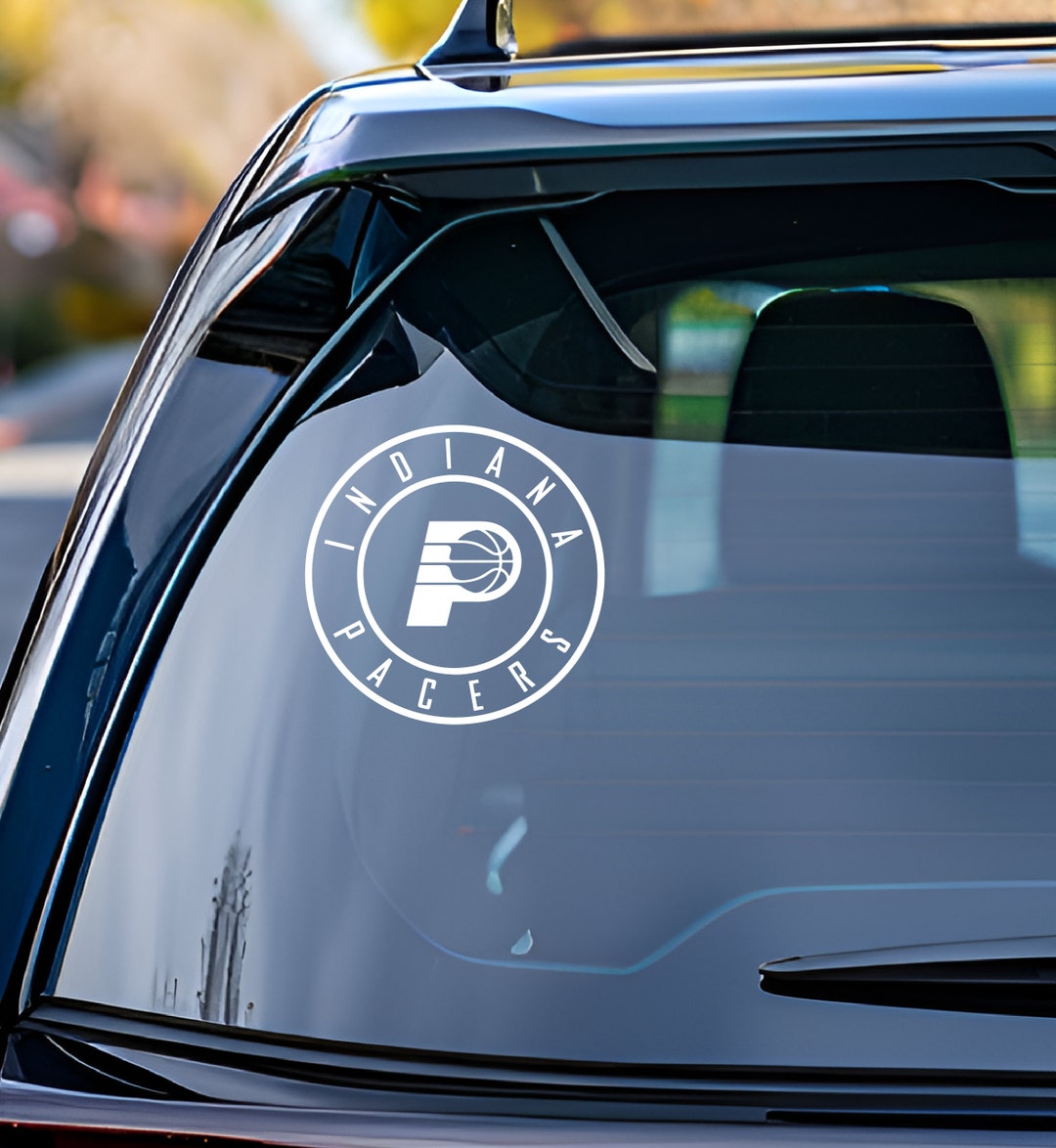 Indiana Decal, Pacers Car Window Sticker, Pacers Decal for Window ...