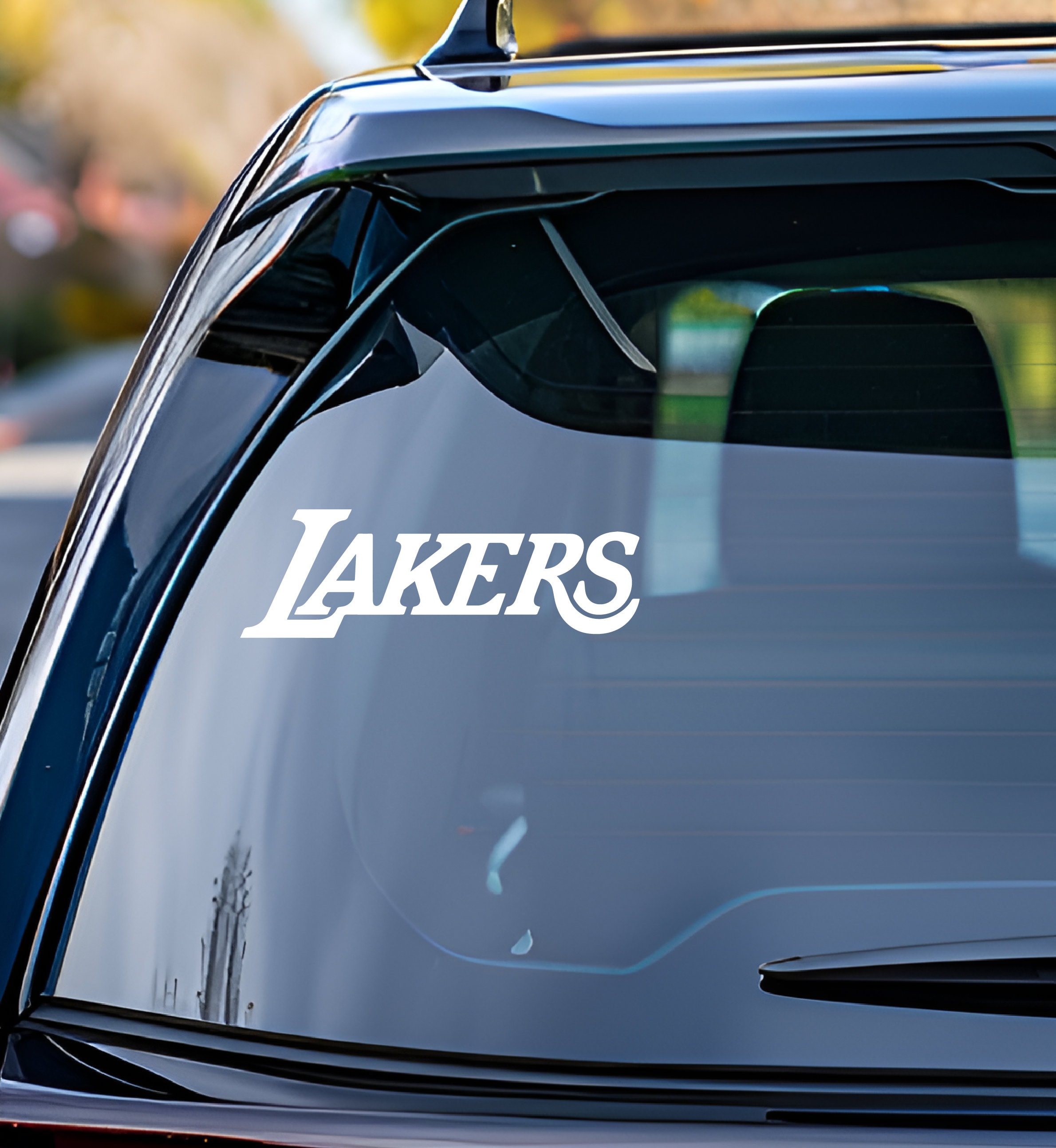 LA Vinyl Decal, Lakers Car Window Sticker, Lakers Decal for Window, Los ...