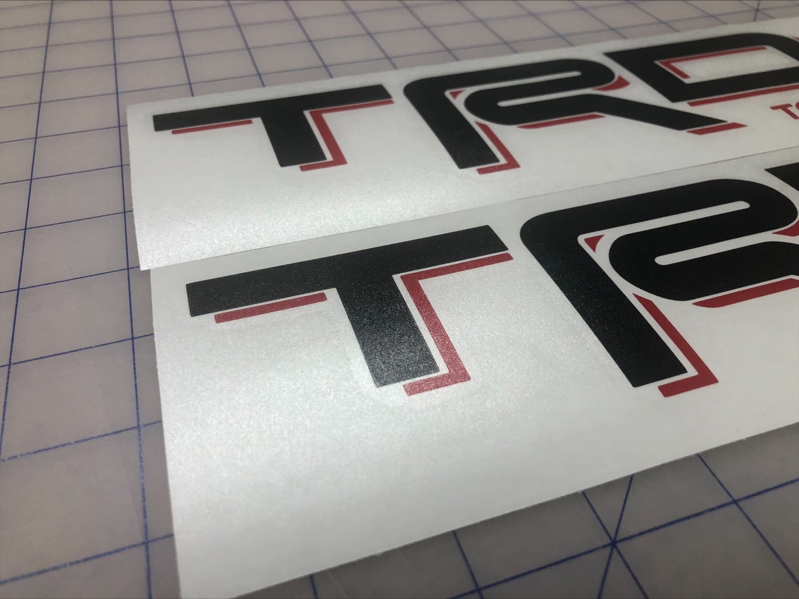 2x TRD Sport Dual Color Decals for Toyota Tacoma Tundra, Bedside Vinyl ...