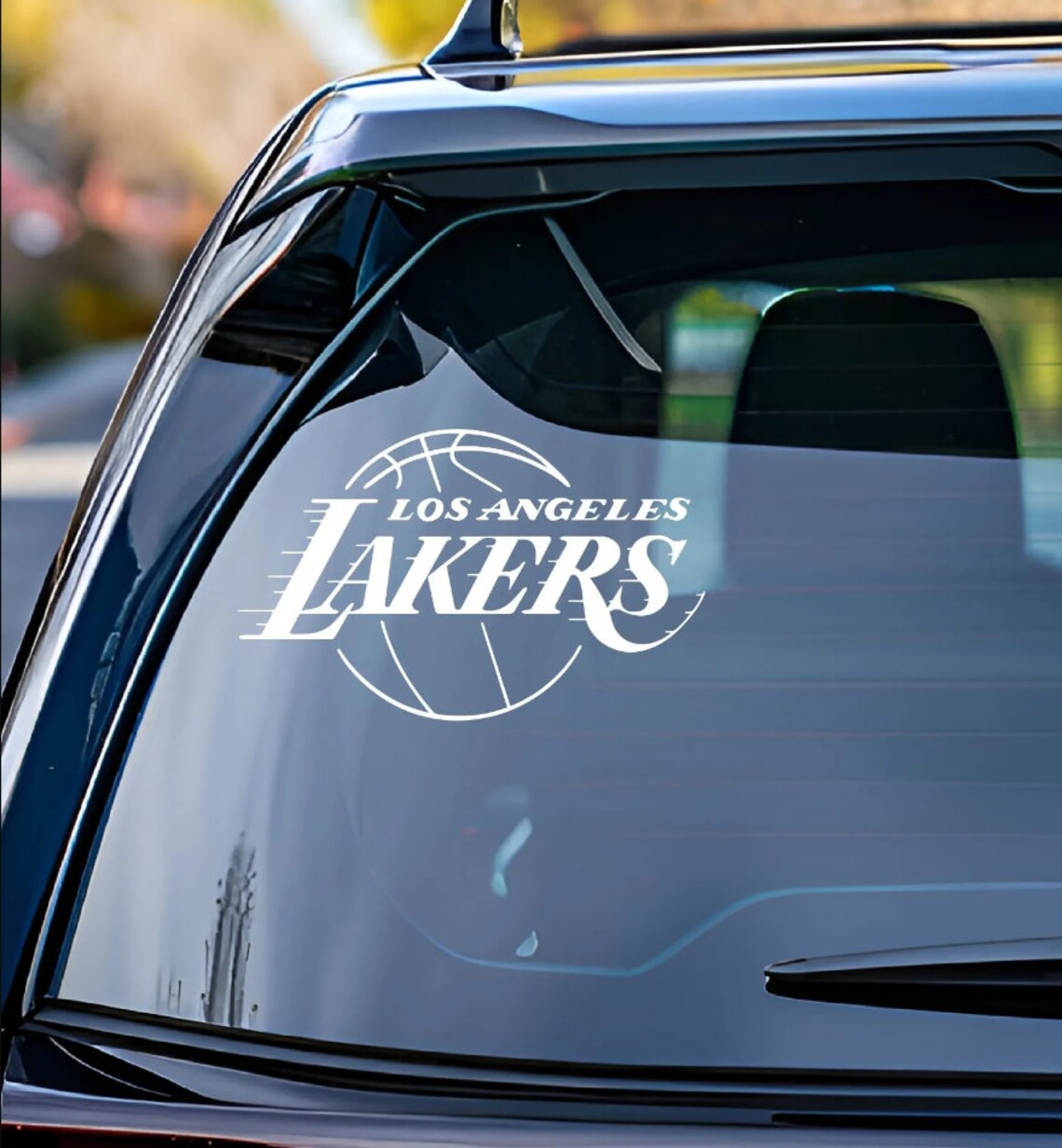 LA Vinyl Decal, Lakers Car Window Sticker, Lakers Decal for Window, Los ...