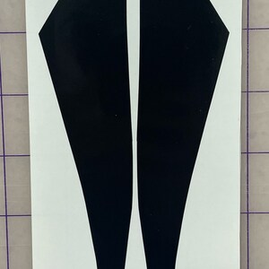 Premium Matte Black Fang Vinyl Decals for 2014-2024 4runner - (also ...