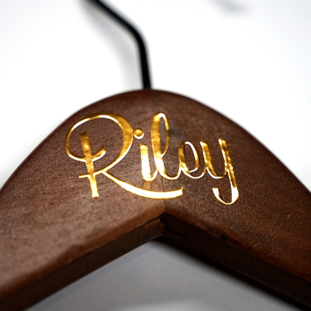 Custom Hanger Name Decals, Personalized Hanger Sticker for Wedding ...