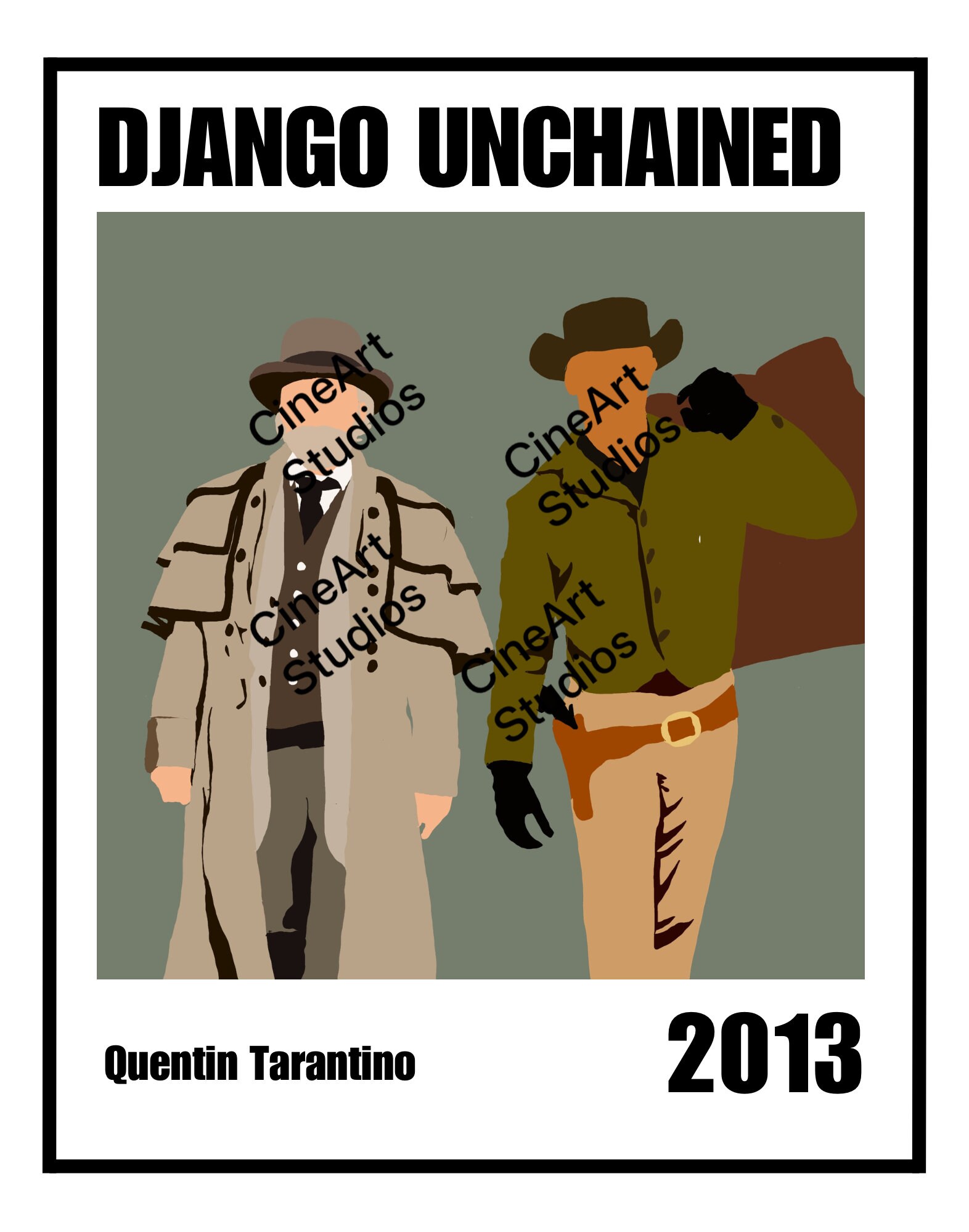 Custom Movie/tv Show Hand-created Poster - Etsy