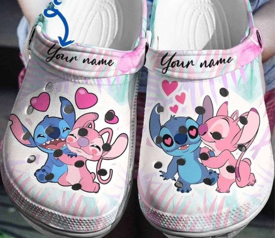 Stitch and Lilo Shoes Clogs, Stitch Slippers, Kid/adult Clogs, Funny ...