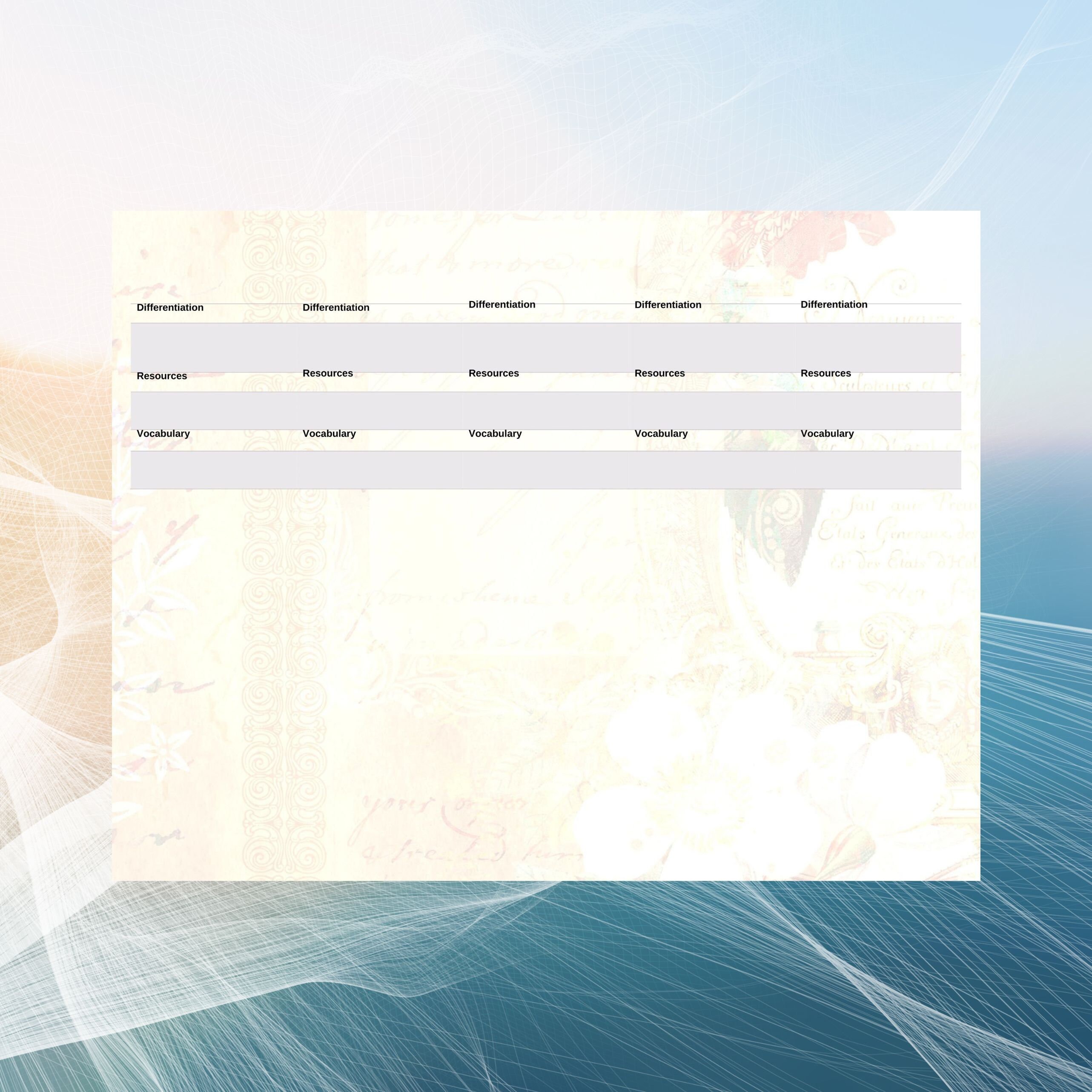 Texas 7th Grade ELAR Weekly Lesson Plan Template With Drop-down List ...