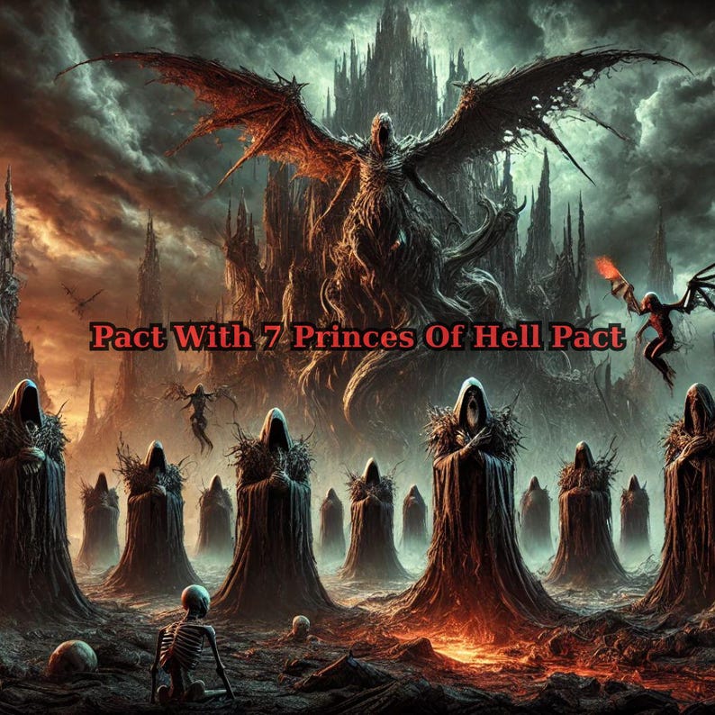 Pact With 7 Princes of Hell - Etsy