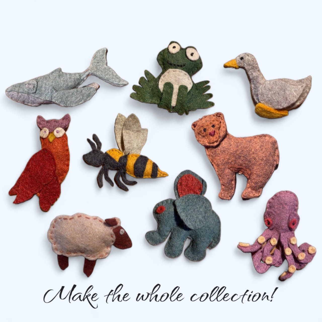Frog Spirit Animal Felt Pattern - Etsy