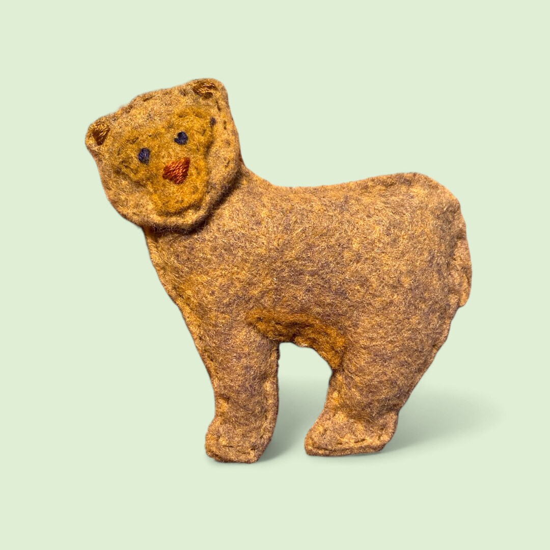 Bear Spirit Animal Felt Pattern - Etsy