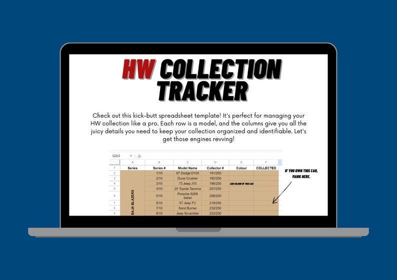 Hot Wheels Collection Tracker Hot Wheels Cars Collectors Storage ...