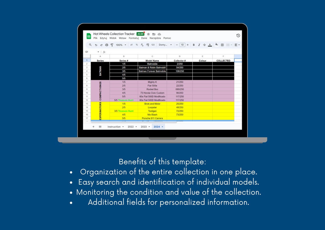 Hot Wheels Collection Tracker Hot Wheels Cars Collectors Storage ...