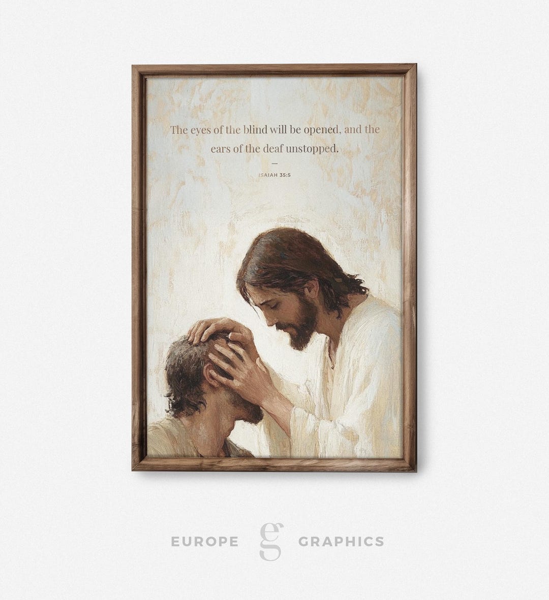Eyes of the Blind - Jesus Christ Healing the Blind, Bible Quote ...