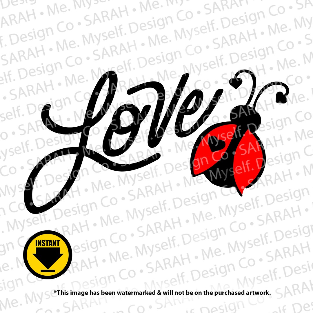 Love Bug (digital Clipart Artwork) - Etsy