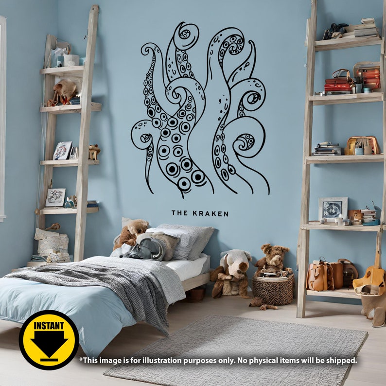 The Kraken (digital SVG Download) - Etsy